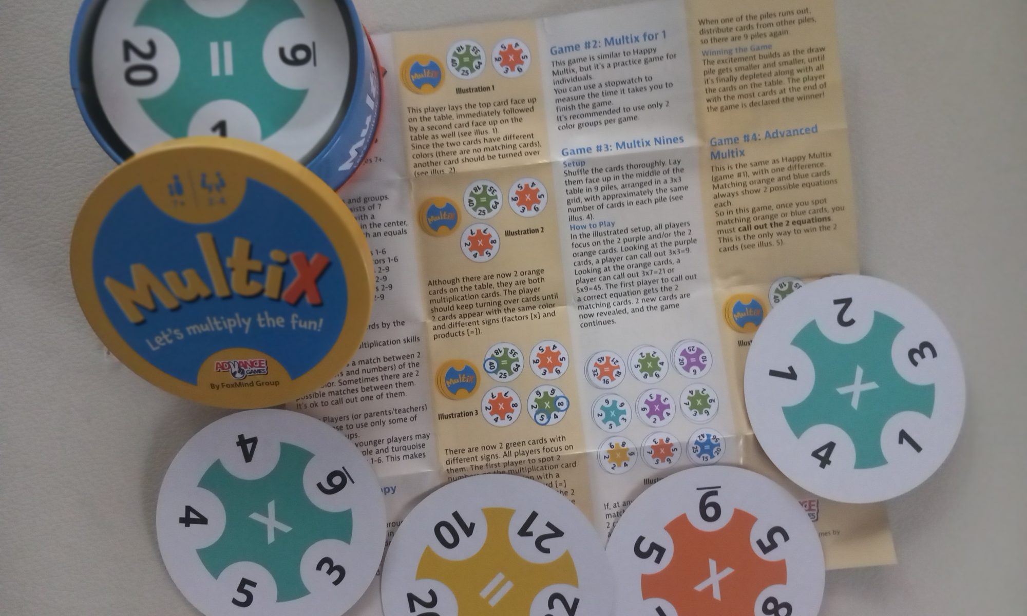 Multix von Advance games – Lernkomplize